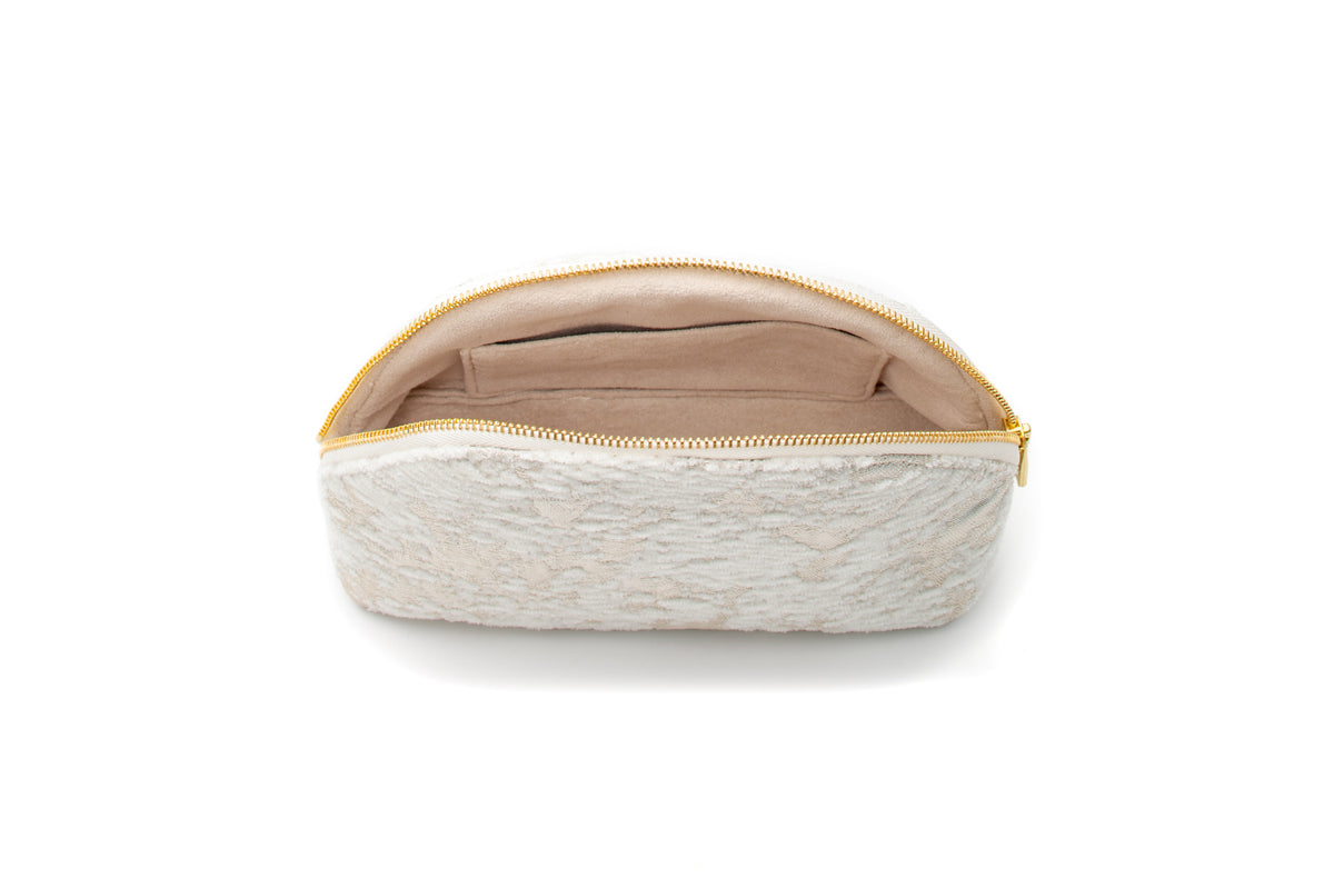 HALF MOON POUCH MINI FROSTED PETALS 9074 – HOSOO ONLINE STORE